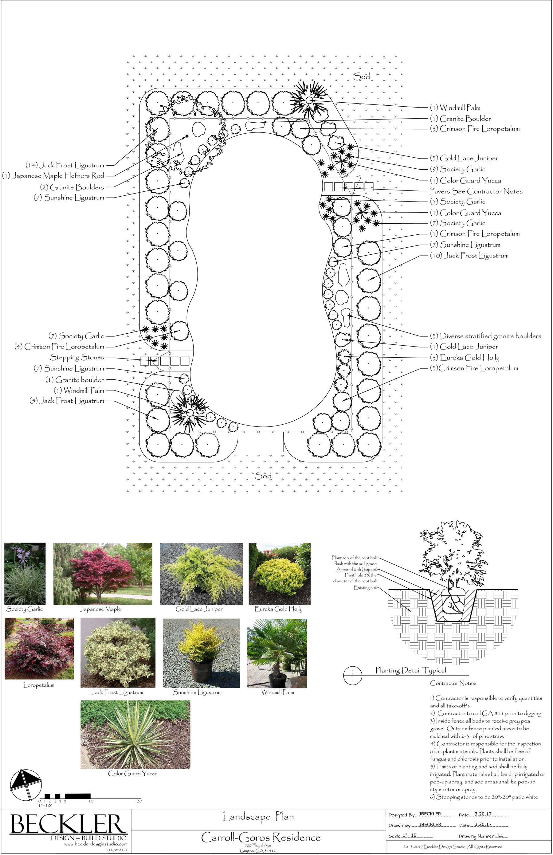 Rural Poolscape | Landscape Architecture + Design – Build in Savannah, GA